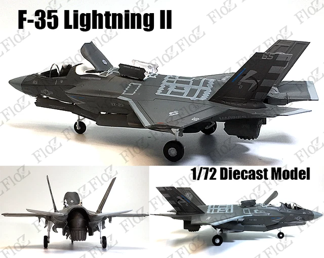 LOCKHEED MARTIN F-35 Lightning II 1/72 diecast stealth Aircraft plane ...