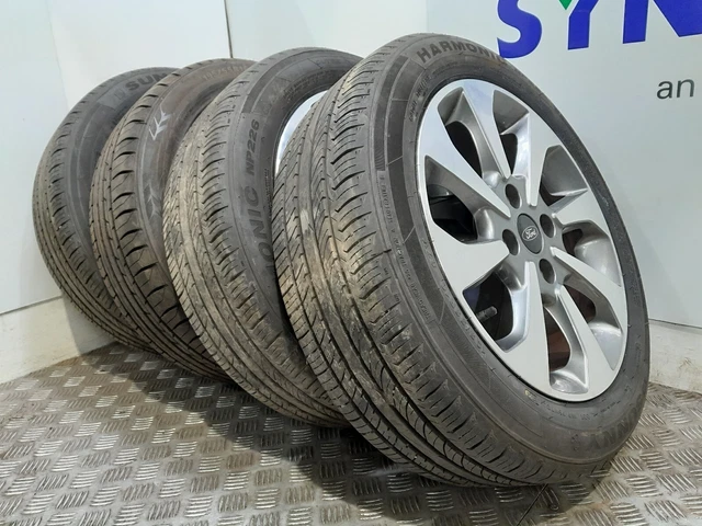 SET OF GENUINE 16 Inch FORD FIESTA TRANSIT COURIER Alloy Wheels & Tyres ...
