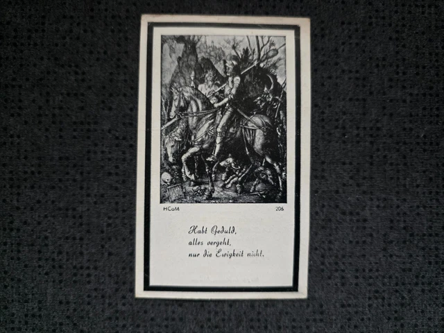 STERBEBILD WWII OBERGEFREITER München LW Kampfgeschwader FFS Strausberg ...