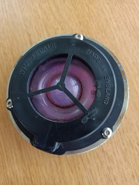 VINTAGE WHARFEDALE TWEETER. Purple Fried Egg! $49.00 - PicClick AU
