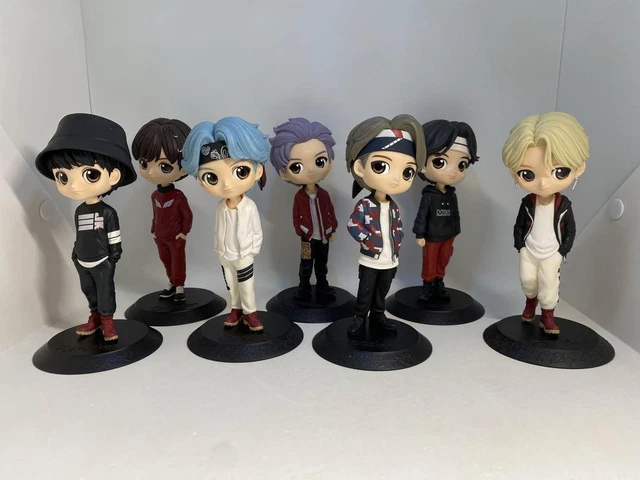 FIGURINE BTS QPOSKET JIMIN JUNGKOOK RM V SUGA J-HOPE JIN TinyTAN Banpresto Lot 7 EUR 84,19 ...