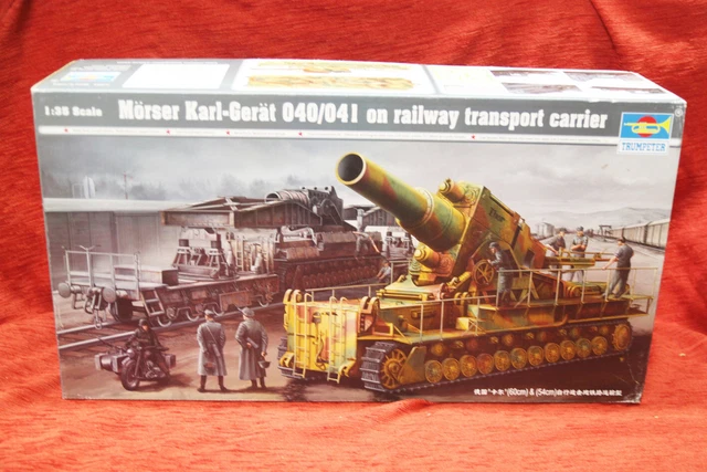1:35 MODELLBAUSATZ TRUMPETER 00209 Mörser Karl Gerät 040 / 041 auf ...