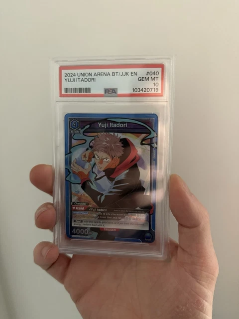 UNION ARENA JUJUTSU Kaisen English Yuji Itadori SR Holo PSA 10! Low pop £80.00 - PicClick UK