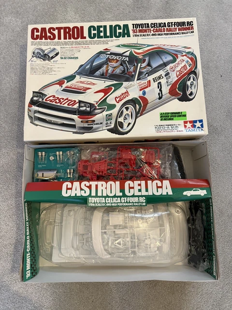 VINTAGE TAMIYA CASTROL Celica GT-Four RC 93 Monte Carlo Rally Winner ...