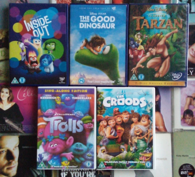 DISNEY PIXAR INSIDE Out / Trolls Tarzan / The Croods / The Good ...