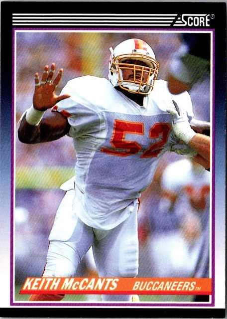 1990 SCORE SUPPLÉMENTAIRE Keith McCants #57T Tampa Bay Buccaneers carte ...