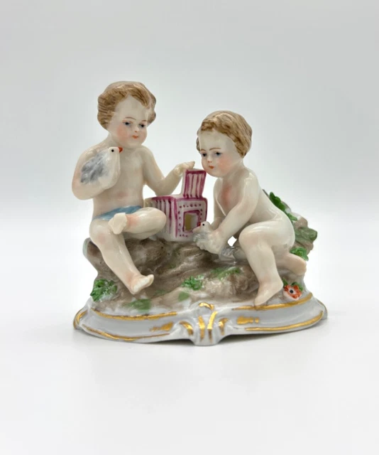 PORZELLAN FIGUR PUTTI - Goebel - Wilhelmsfeld - Oeslau 1917 EUR 299,00 ...