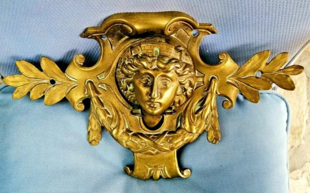 ANCIEN RECEVEUR PASSE boule de façade de billard en bronze tête de ... ANCIEN RECEVEUR PASSE boule de façade de billard en bronze tête de ...