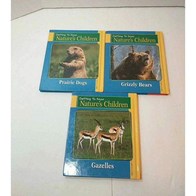 3 BOOKS GETTING To Know Nature's Children Scholastic 2-in-1 Books About ...