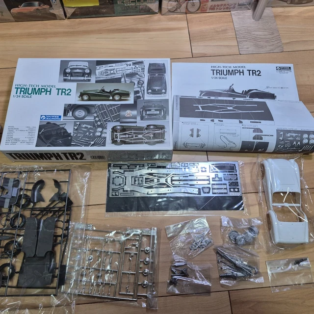 GUNZE SANGYO MASSSTAB 1:24 Triumph TR2 High-Tech Modell Plastik Modellbausatz EUR 147,74 ...
