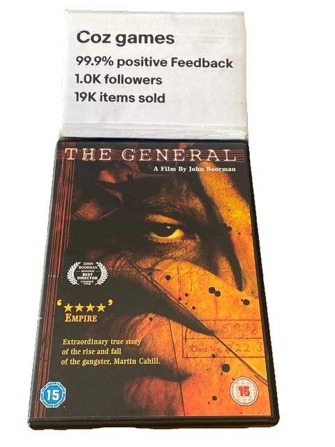 THE GENERAL DVD Jon Voight Brendan Gleeson Region 2 UK Martin Cahill ...