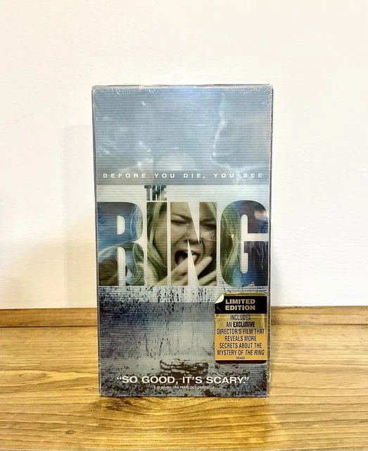THE RING (VHS, 2002) Naomi Watts Cult Horror Translucent Slipcase Box ...