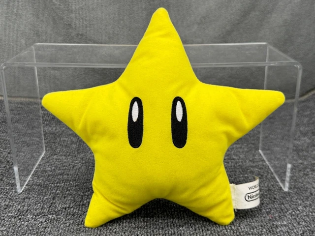 WORLD OF NINTENDO Super Mario Rare Power Star Plush With Sound Fx £15. ...