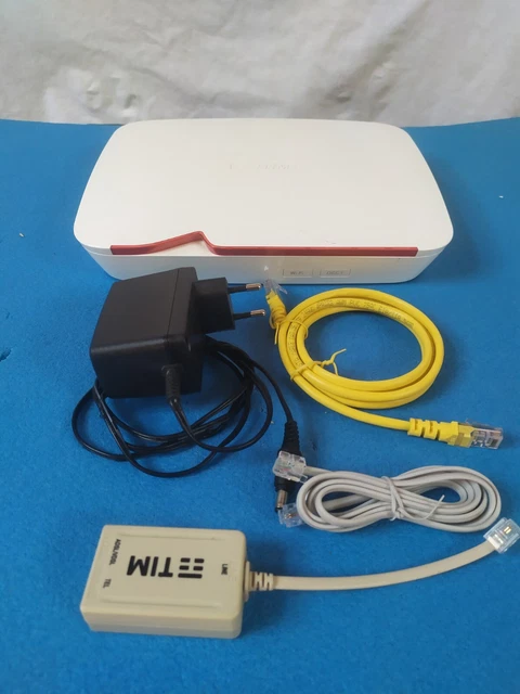 TELECOM ITALIA 2400MBPS ADSL-VDSL (Fiber fttc) White Modem/Router £13. ...