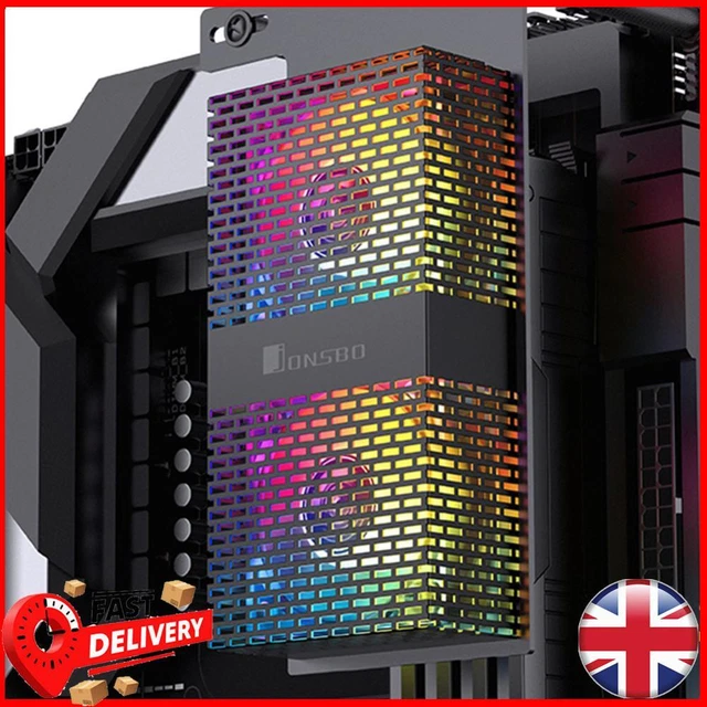 RAM HEATSINK COOLER 4Pin PWM Dual 5020 Fans 3600RPM 5V 3PIN ARGB for ...