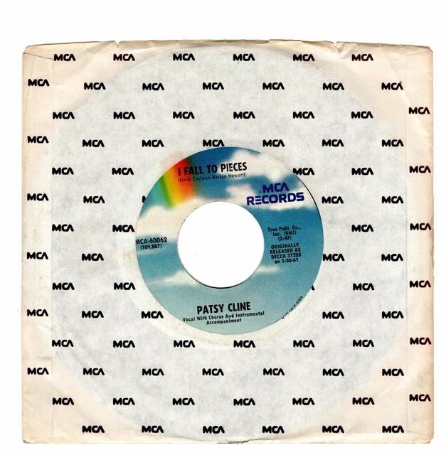 PATSY CLINE-I FALL To Pieces (VG+) réédition EUR 5,60 - PicClick FR