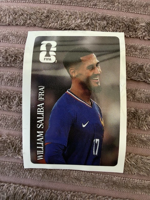 PANINI FIFA WORLD Cup 2026 Coca Cola William Saliba Sticker CC9 France ...