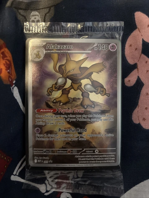 POKEMON TCG MEGA Evolution Alakazam 009 Black Star Promo £21.48 ...