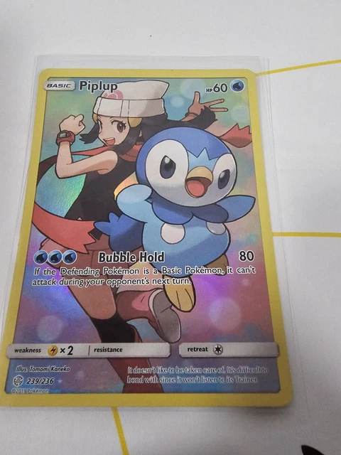 POKÉMON TCG PIPLUP Sun & Moon - Cosmic Eclipse 239/236 Holo Secret Rare EUR 0,60 - PicClick FR