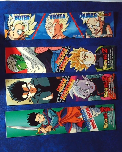 8 DRAGON BALL Z Seal stickers Bookmark beloved japan pull Pack Long ...