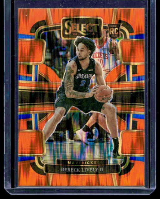 2023-24 SELECT DEREK Lively II RC flash arancione Prizm Concourse ...