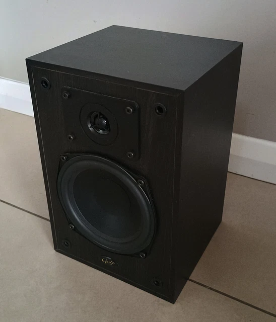 BLACK SINGLE GALE Mini Monitor MK2 2 Way Hi-Fi Quality Bookshelf ...