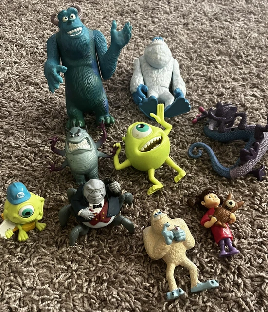 DISNEY PIXAR MONSTERS Inc toys Lot of (11) Toys Including a keychain ...