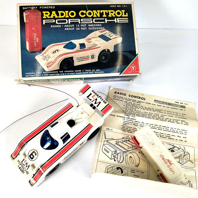 RADIO CONTROLLED PORSCHE from Angeltoy model 1311 Vintage 1980's Japan ...