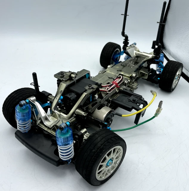 FOR PARTS TAMIYA M03 M-03 chromium plate chassis with motor wheelbase ...