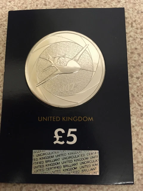 Acrostar Jet £5 Coin James Bond Sixth 007 Film Octopussy Just Released £2000 Picclick Uk
