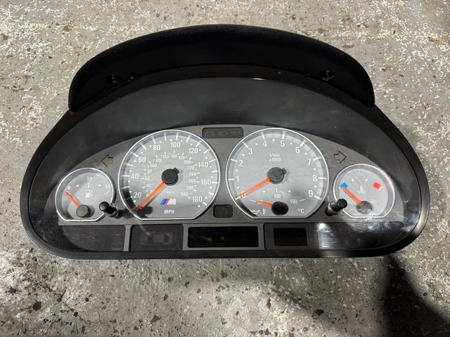 BMW E46 M3 SMG Dash Cluster Clocks £275.00 - PicClick UK