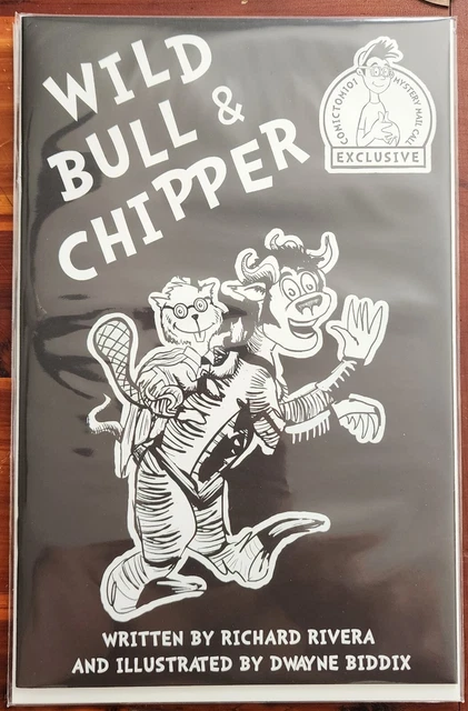 WILD BULL & CHIPPER #1 B&W Comic Tom 101 MMC Scout Comics Whatnot ...