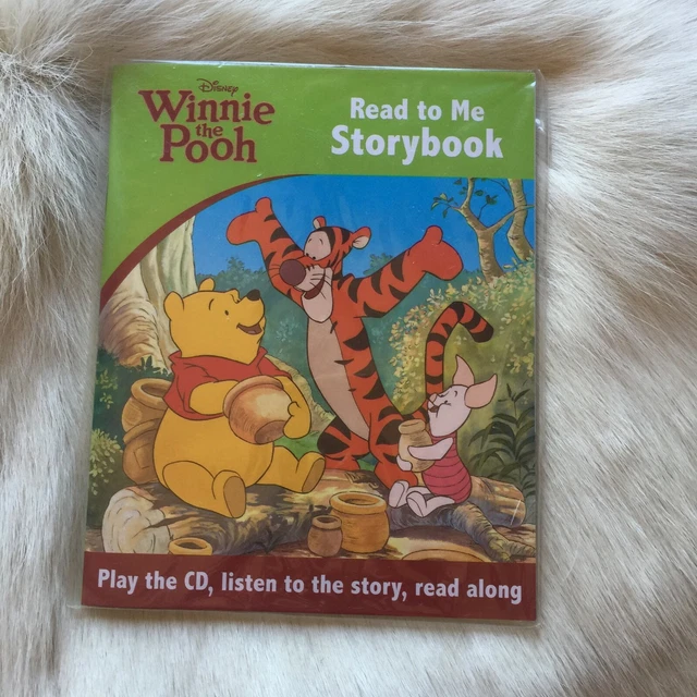 WINNIE THE POOH Book READ TO ME STORYBOOK Disney Pooh Bear CD Book CD ...