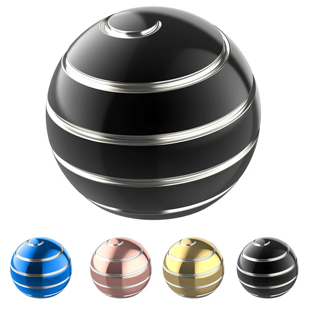 40MM KINETIC DESK Toy Metal Spinner Ball Stress Relief Anti Anxiety £7. ...