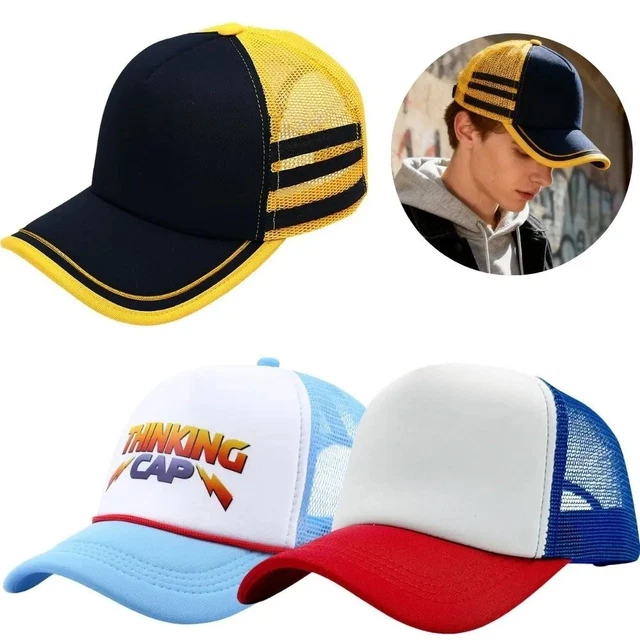 DUSTIN HENDERSON BASEBALL Cap Cosplay TV ST Thinking Cap Roleplay ...