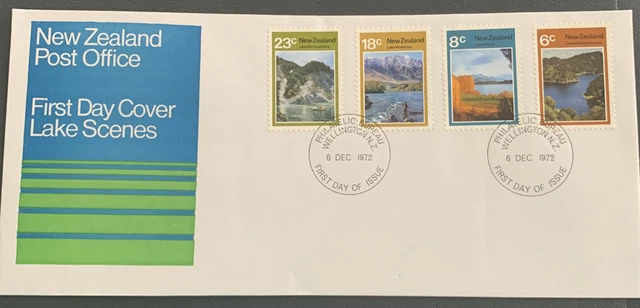 NEW ZEALAND FDC 1972 Lake Scenes $2.99 - PicClick AU