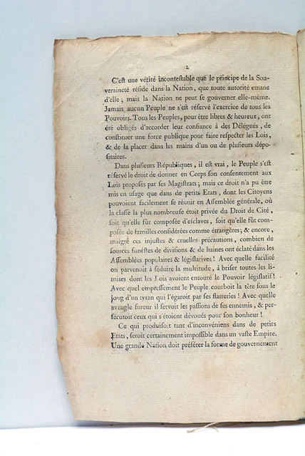 MOUNIER SUR LA Nécessité De La Sanction Royale Versailles 1789 EUR 90 ...