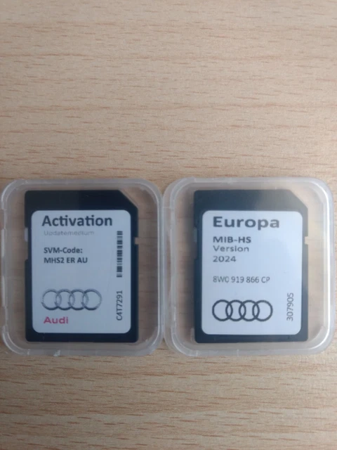 MAPPE GPS EUROPA Audi SD Nuovo 2024 MIB-HS - A3 A4 A5 Q2 Q5 ...