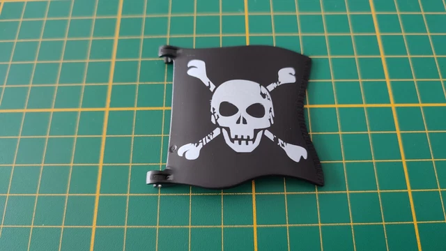 DRAPEAU NOIR RÉFÉRENCE 30627073 pièce détachée Playmobil #A71 EUR 7,90 - PicClick FR