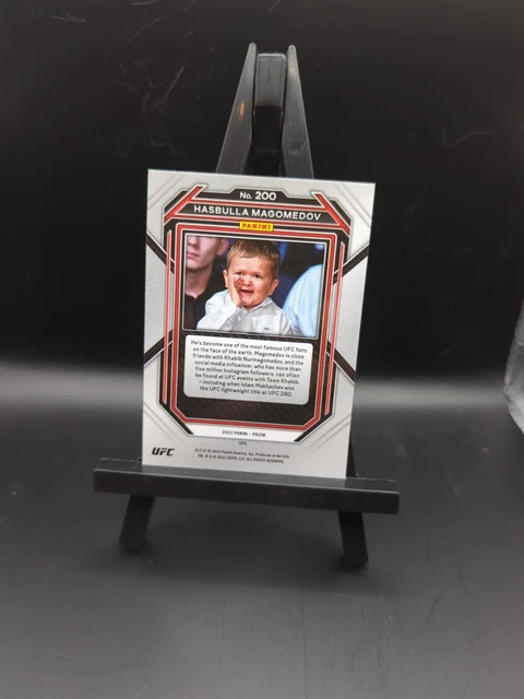 2023 PANINI PRIZM UFC Hasbulla Magomedov RC card #200 Rookie Base $10. ...