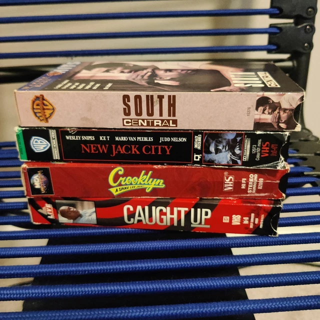 VHS LOT CAUGHT Up, Crooklyn, New Jack City, South Central Retro 90s ...