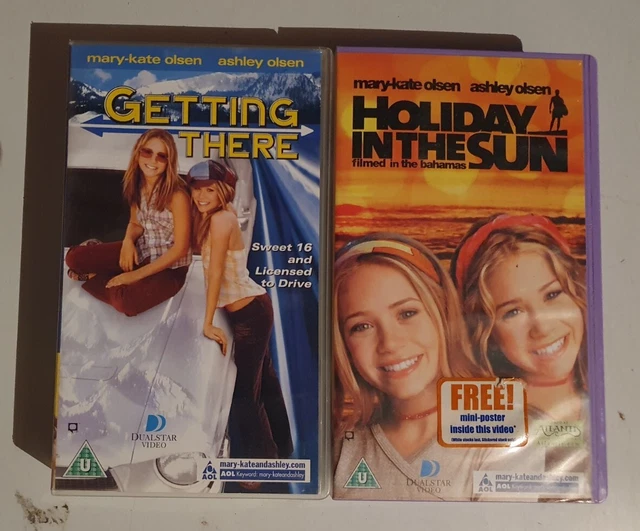 GETTING THERE & Holiday In The Sun VHS Video Tapes NEW Mary-Kate ...