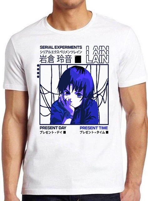 SERIAL EXPERIMENTS LAIN Japanese Funny Parody Cult Movie Anime Gift T ...