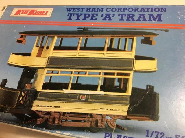 WEST HAM CORPORATION Type A tram Keil Kraft 1:76 tram model kit West ...