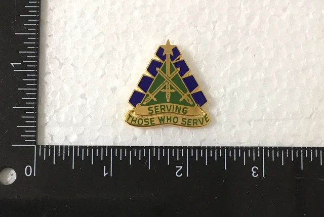 US ARMY 168TH Military Police Battalion DUI DI Unit Crest CB Pin MP £6. ...