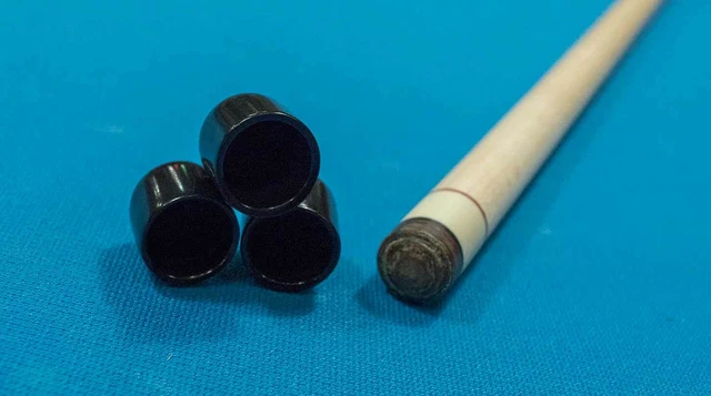 BILLARD ZUBEHÖR QUEUE Leder Cue Tip Schutzkappe für 13 mm Leder Ferrule ...