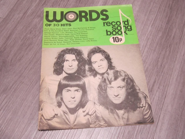 VINTAGE WORDS MAGAZINE ,Slade cover ,30 song words £5.50 - PicClick UK