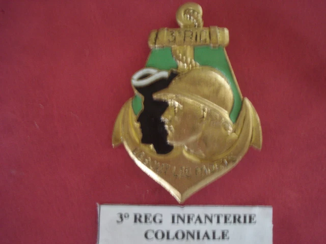INSIGNE MILITAIRE REGIMENT Infanterie Coloniale EUR 10,00 - PicClick FR