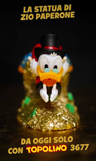 TOPOLINO DISNEY N. 3677 Statuina Zio Paperone Scrooge McDuck Panini ...
