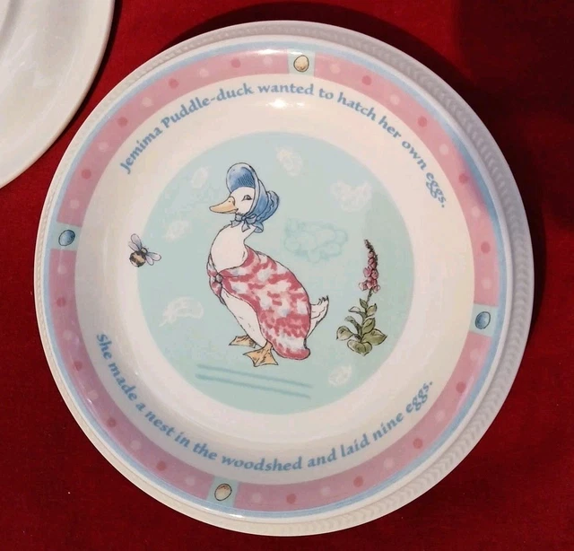 BEATRIX POTTER JEMIMA Puddle-Duck Five Commemorative Plates [AUG] £30. ...